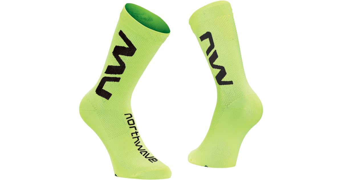NORTHWAVE Ponozky Extreme Air Fluo Black | Cyklobest